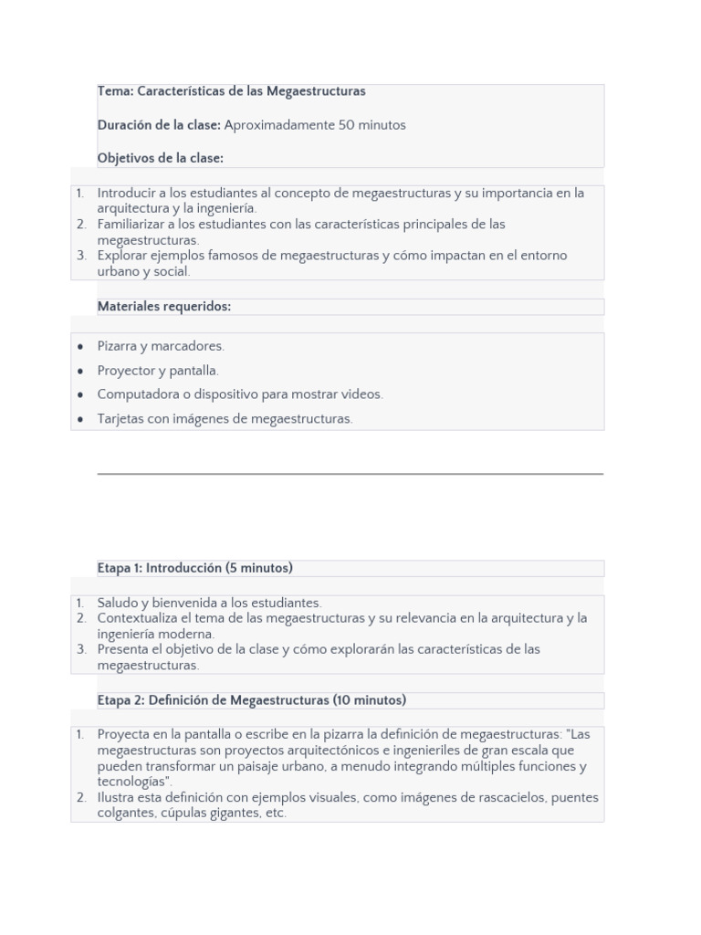 Megaestructuras | PDF