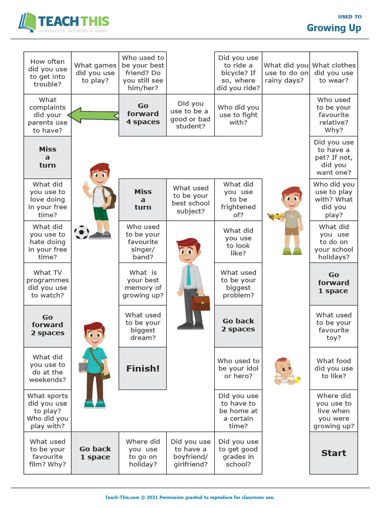 Used To (Board Game) SS | PDF