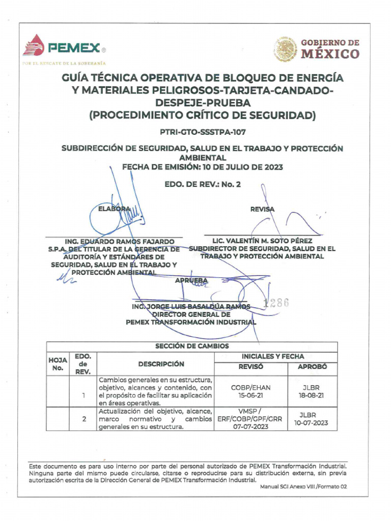 Ptri Gto Ssstpa 107 (Be) Rev 02 | PDF