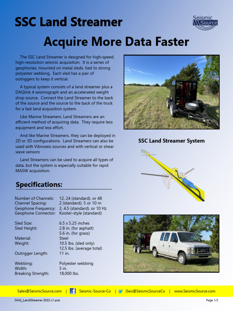 High-Speed Land Streamer System Overview | PDF | Science & Mathematics ...