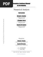 Numerical Analysis 7th Edition Burden | PDF