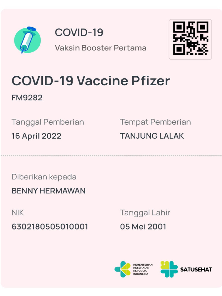 Sertifikat v3 Boster Beny | PDF