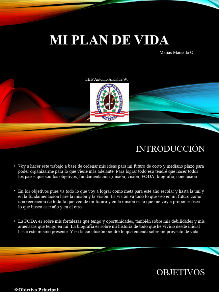 Mi Plan de Vida | PDF