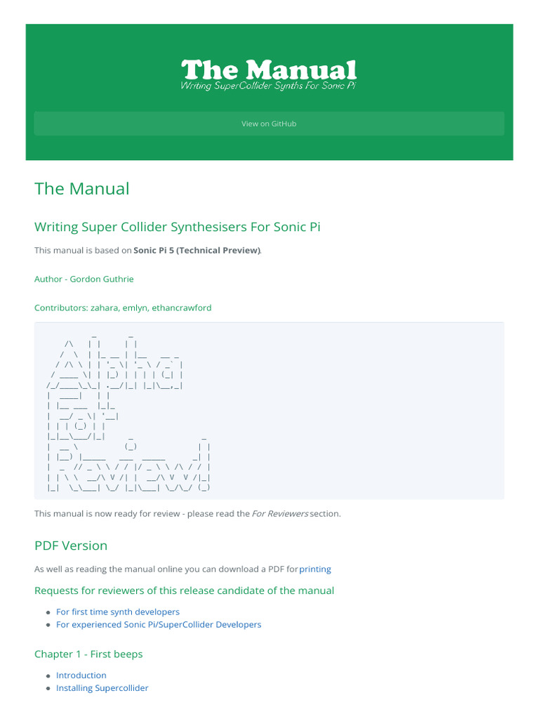 The Manual | PDF