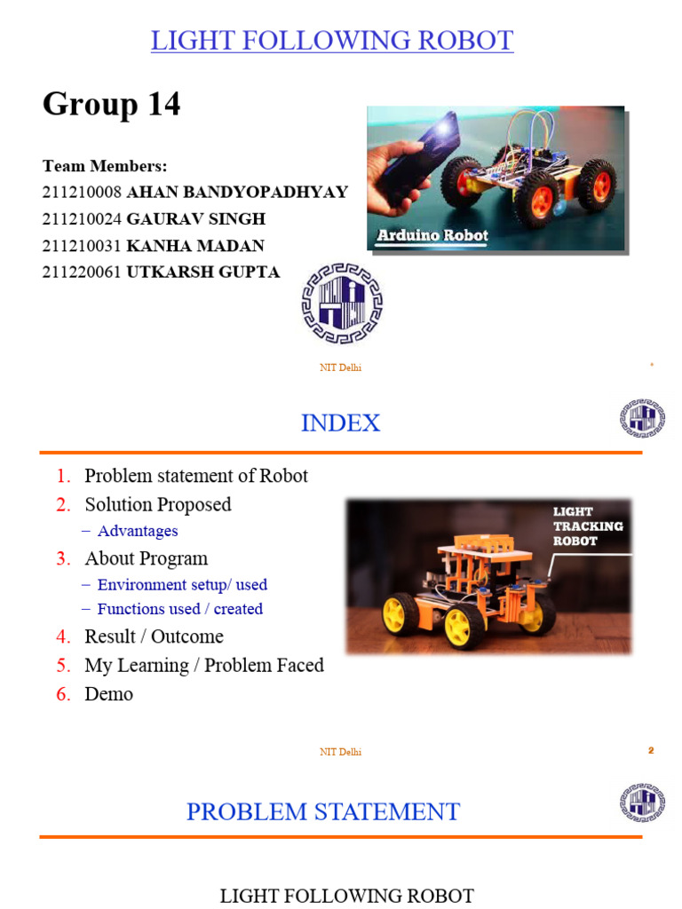 Group14 LightSensingRobot | PDF | Electric Motor | Operational Amplifier