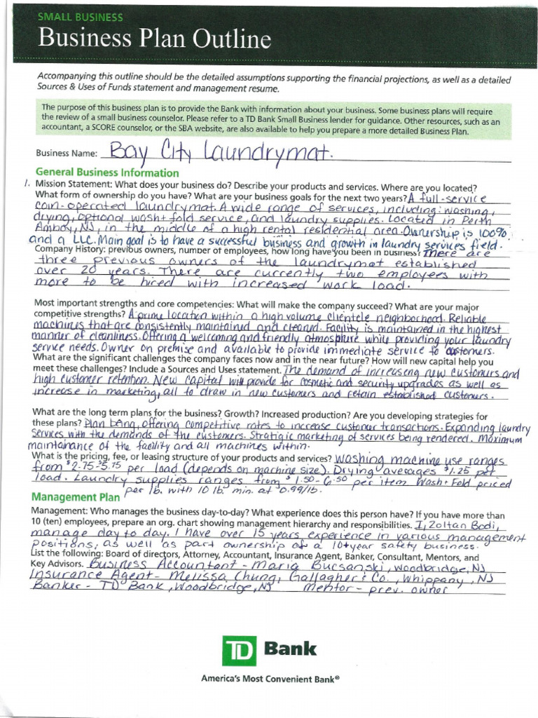 Business Plan Outline | PDF