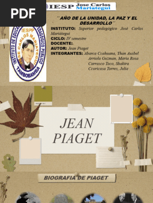 Jean Piaget Biografia Powerpoint Hot Sale | ladorrego.com.ar