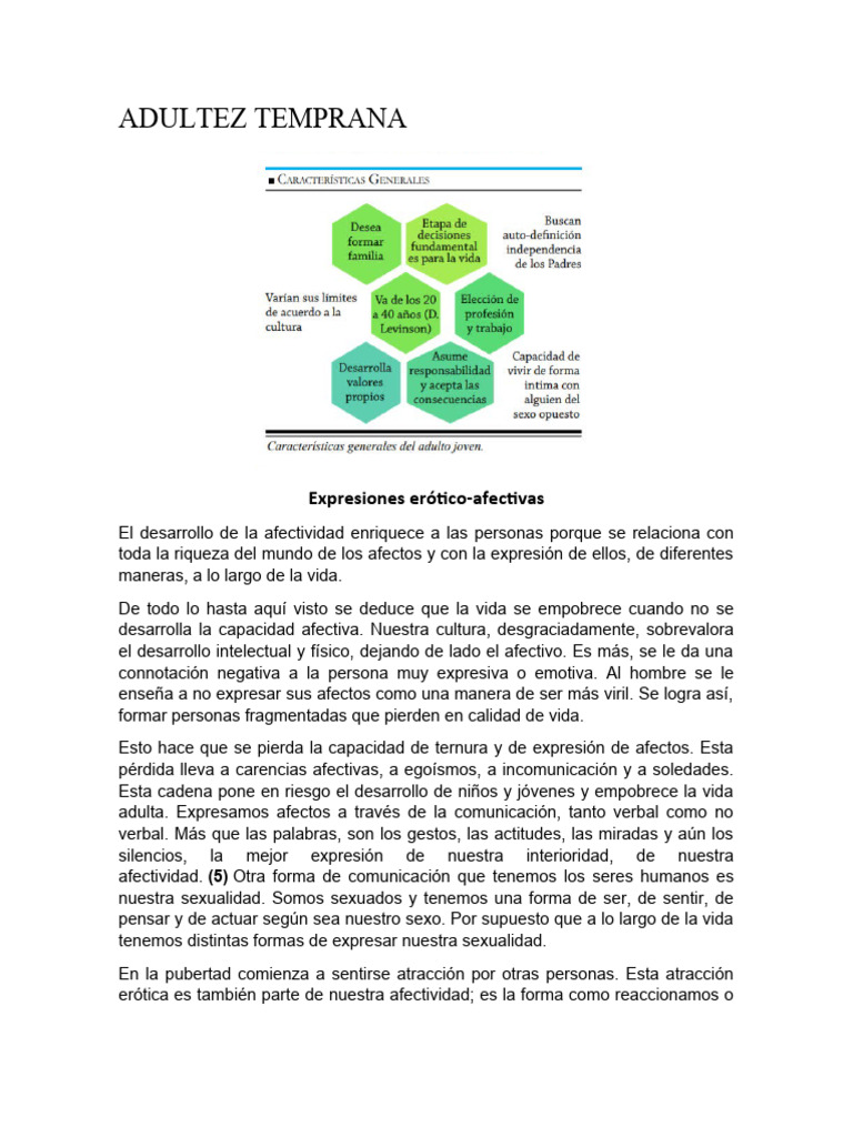 Adultez Temprana 4 | PDF