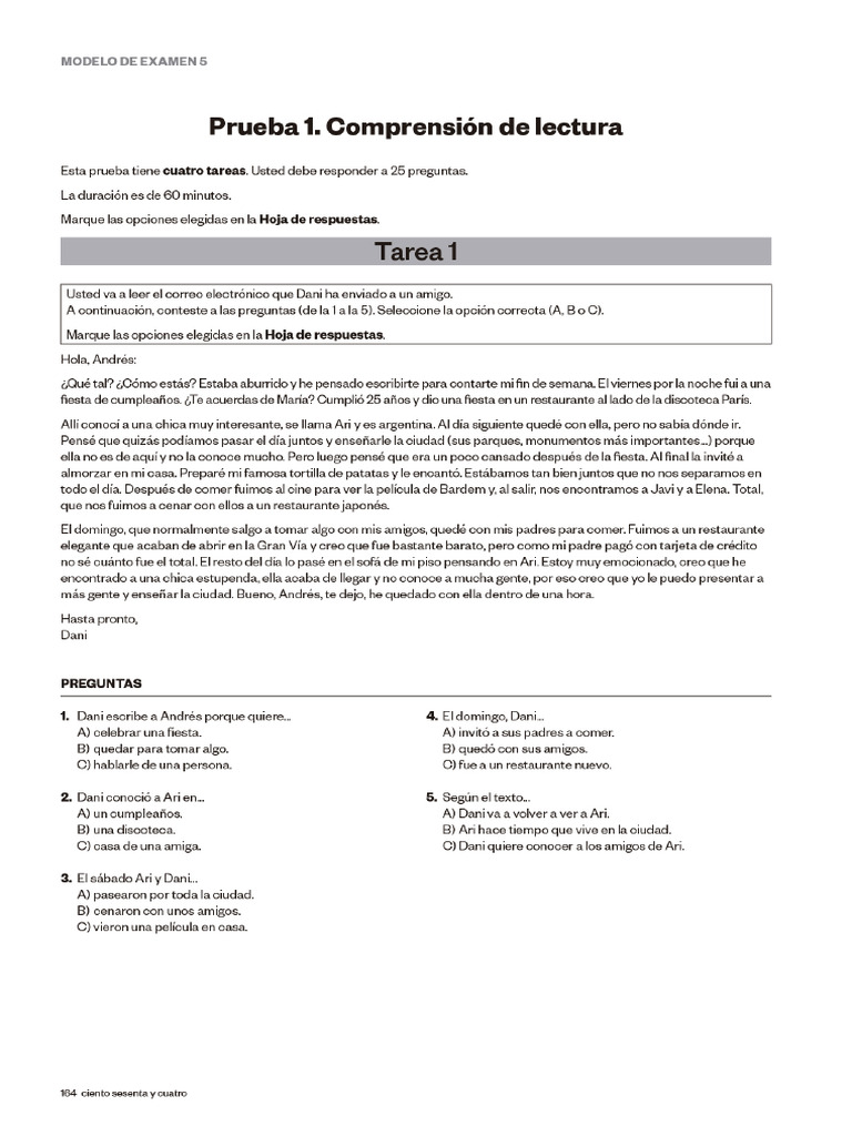 Prueba de Comprensión Lectora | PDF | Lima | Perú