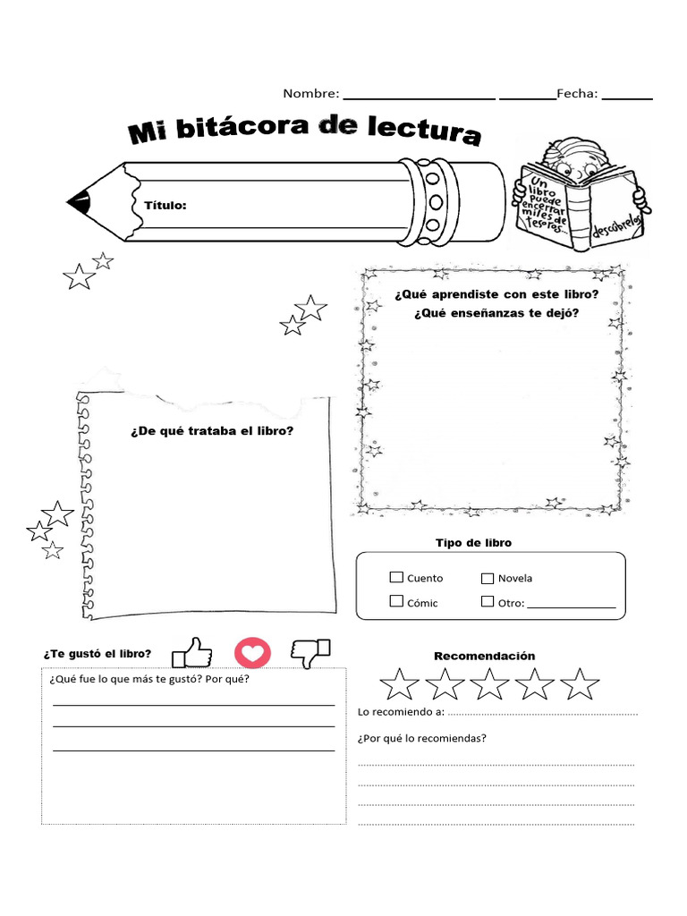 Bitacora de Lectura Mes de Junio | PDF