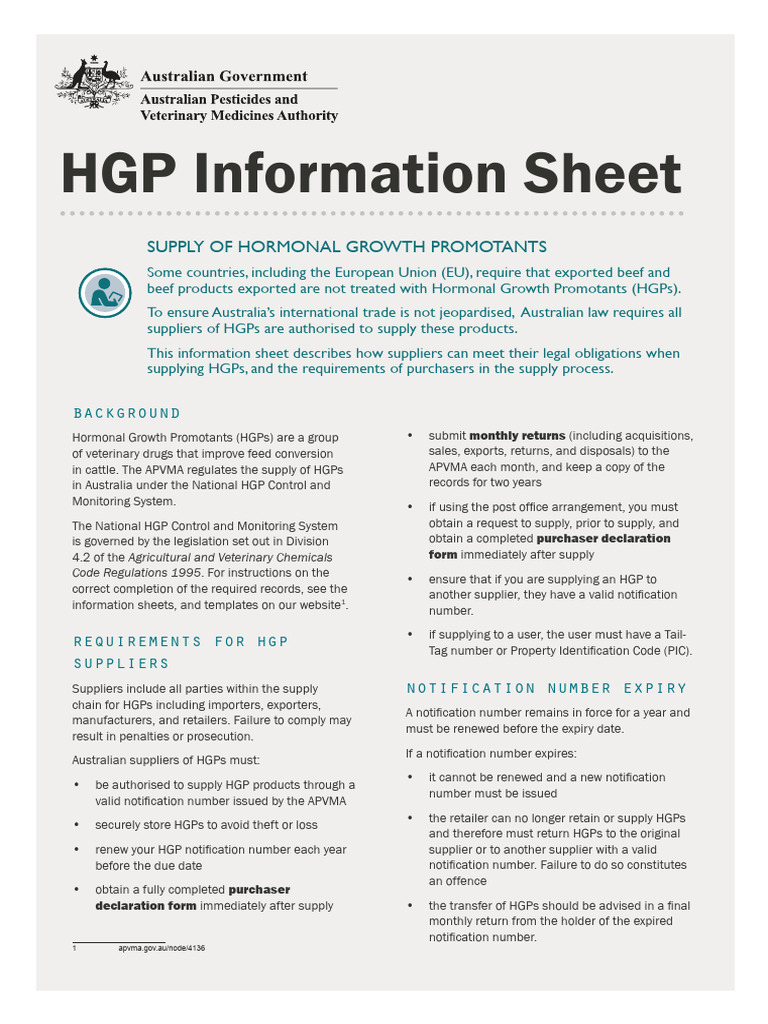 31796-Fact Sheet - HGP August 2019 | PDF