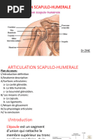 Articulation Scapulo-Humérale | PDF | Système squelettique | Articulation (anatomie)