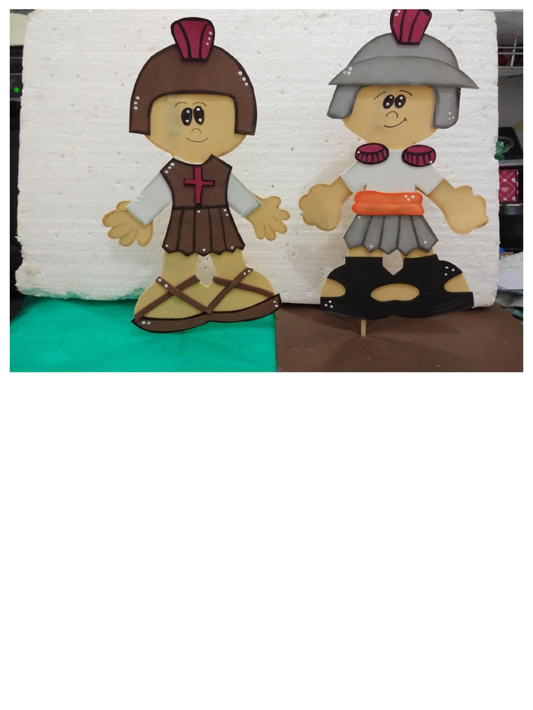 Moldes de Soldados em Eva | PDF