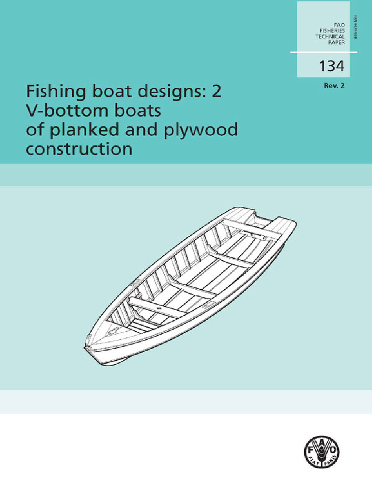 Fishing boat designs 2. V-bottom boats of planked and plywood ...