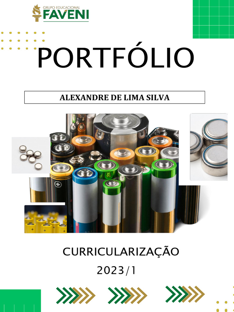 Portfolio-Curricularizacao - Alexandre de Lima Silva | PDF