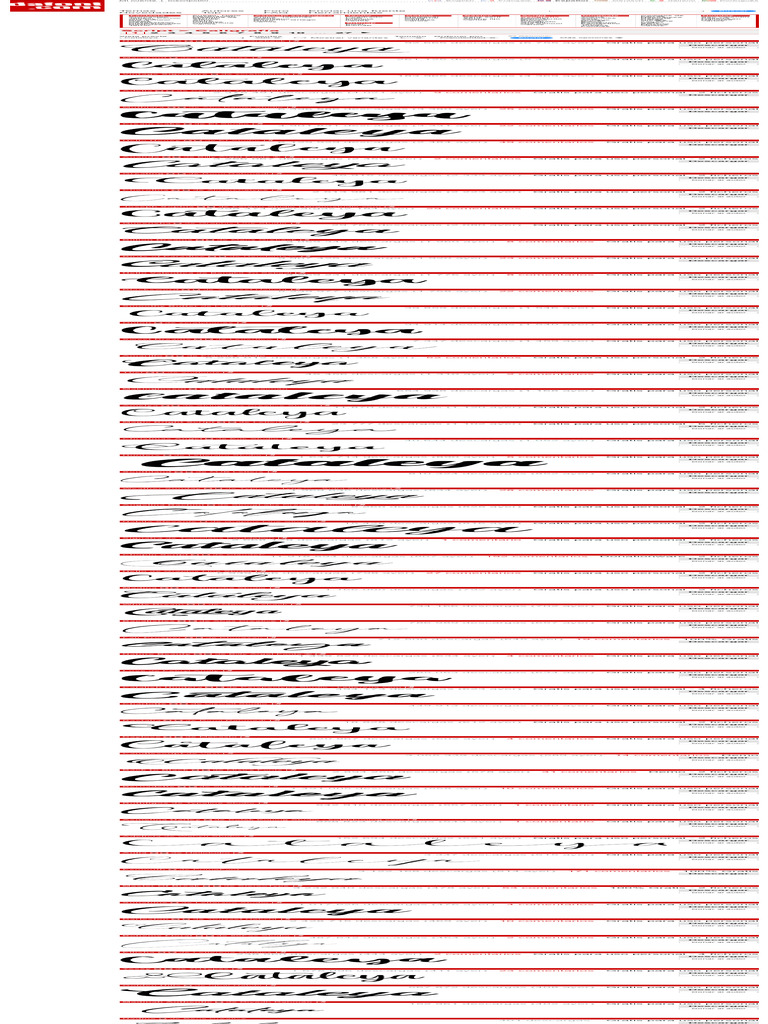 Script Caligrafía Dafont.com | PDF