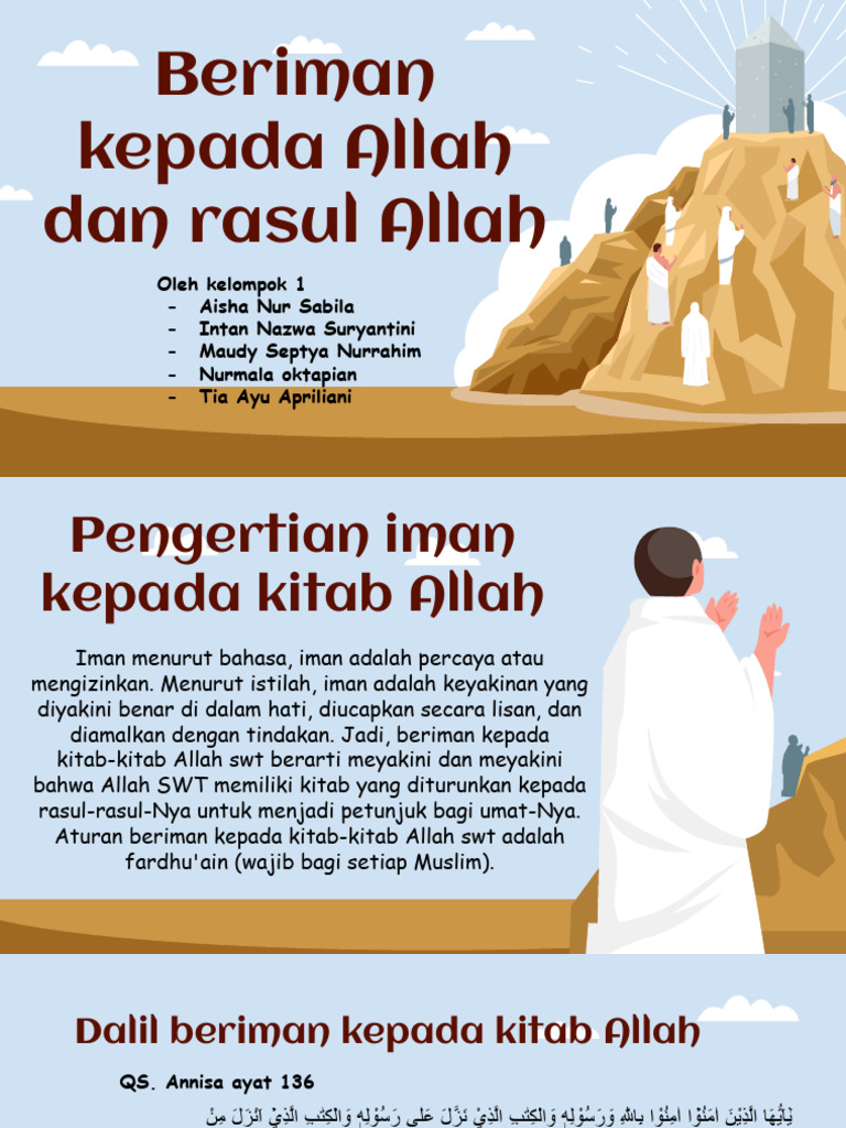 Beriman Kepada Allah Dan Rasul Allah | PDF