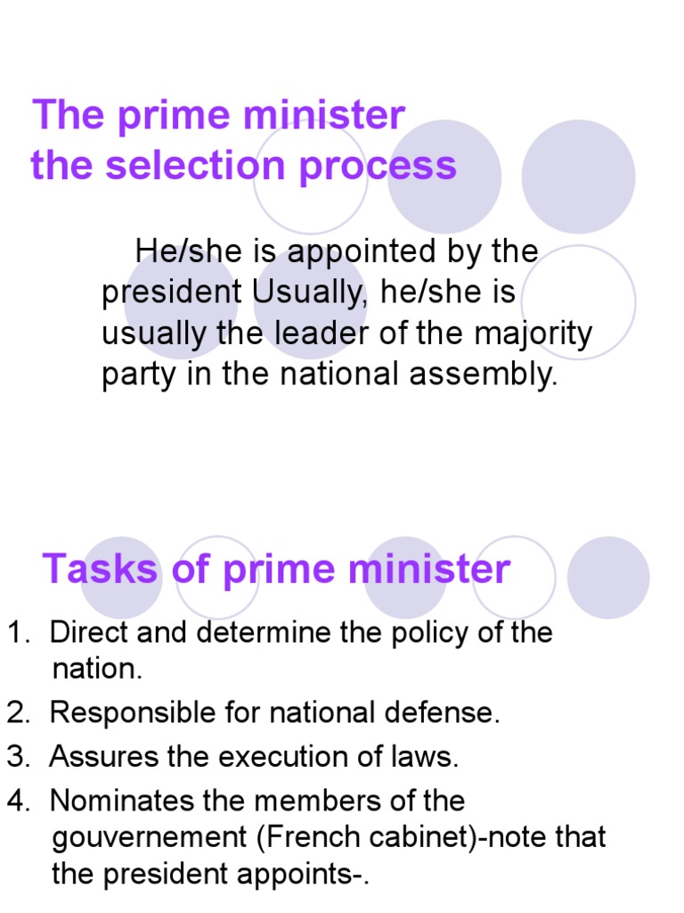 The Prime Minister Slides | PDF | Cabinet (Government) | Prime Minister