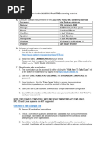 SANIRE SCO Practical Examination Guideline 2024-03-18 | PDF | Business