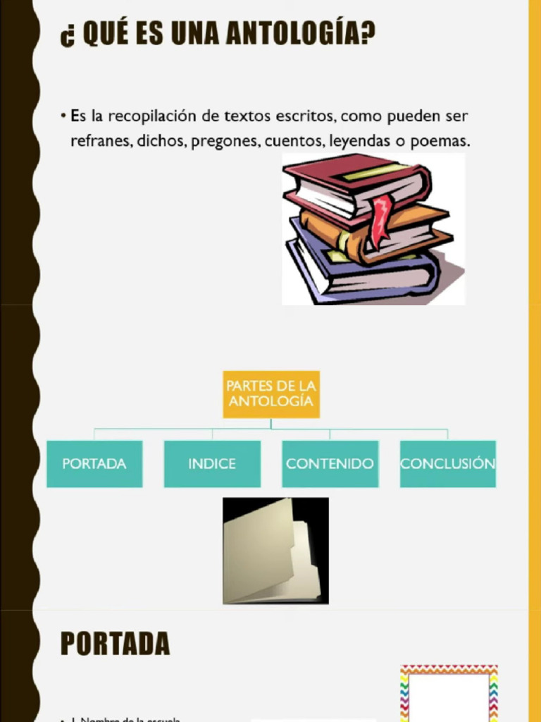 Qué es una Antología | PDF