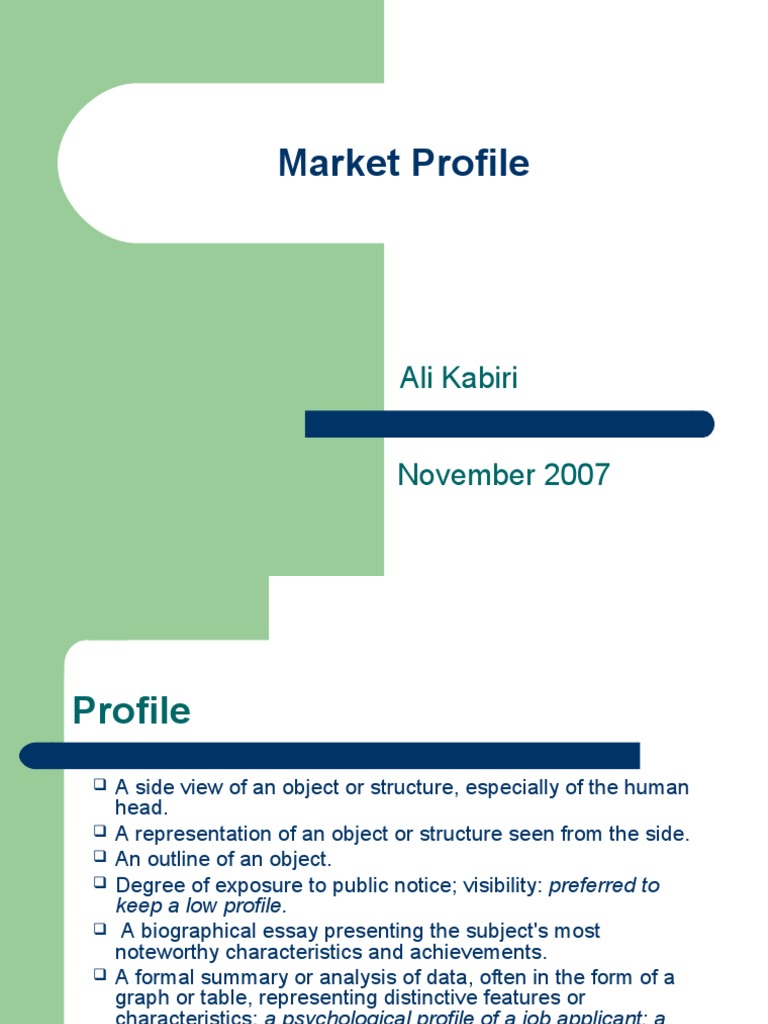 Market Profile | PDF | Oligopoly | Monopoly