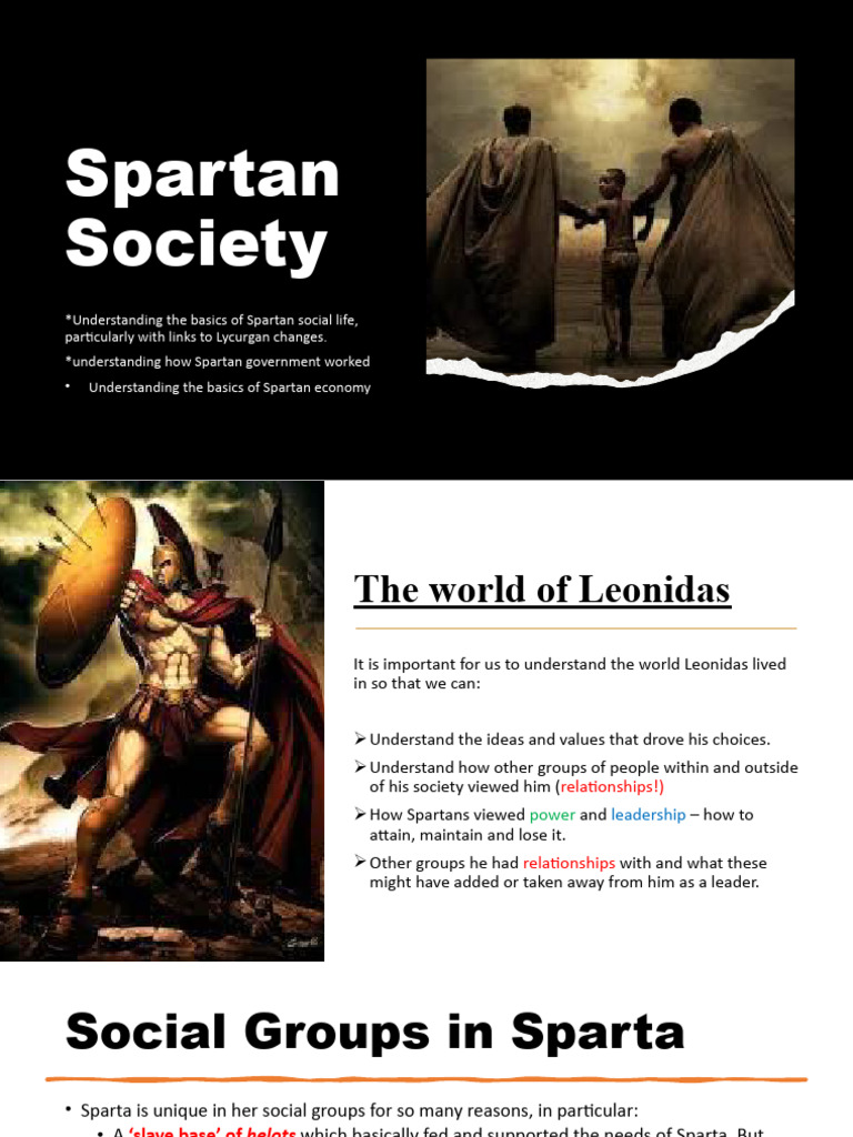 Spartan Society | PDF | Sparta | Greek City States