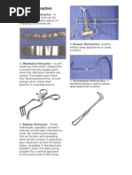 25 Different Types of Retractors | PDF | Surgery | Surgical Specialties