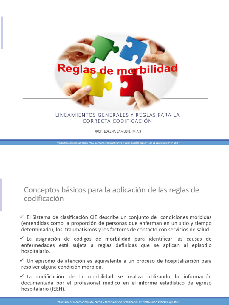 Reglas de Morbilidad Para La Correcta Codificación | PDF | Cuidado de ...