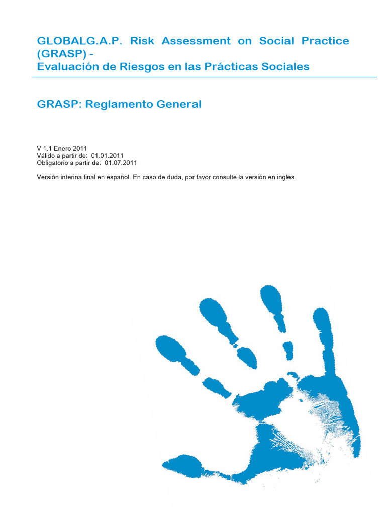 Silo - Tips - Globalgap Risk Assessment On Social Practice Grasp ...