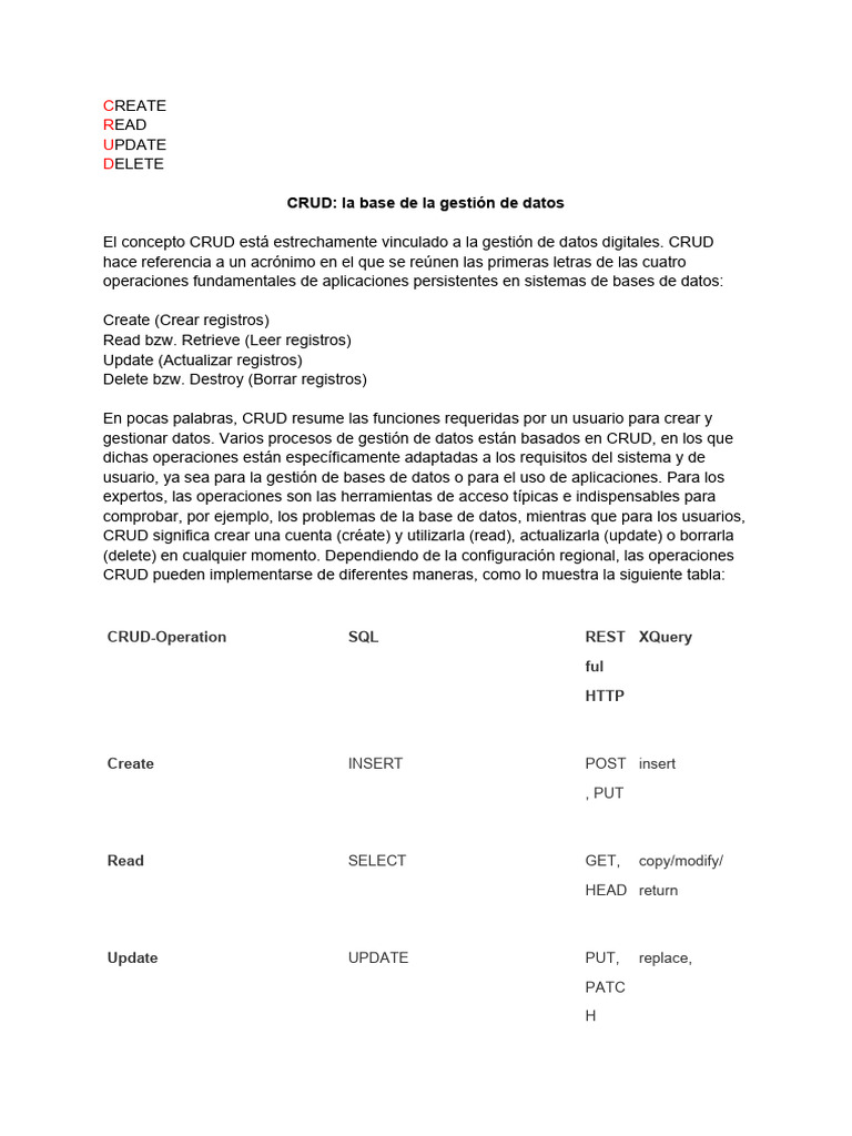 Crud JS | PDF | Bootstrap (marco frontal) | Bases de datos