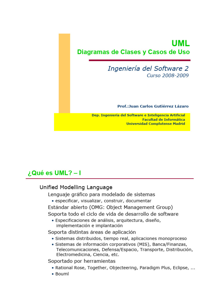 Modelos UMl | PDF | Lenguaje de modelado unificado | Ingeniería de software
