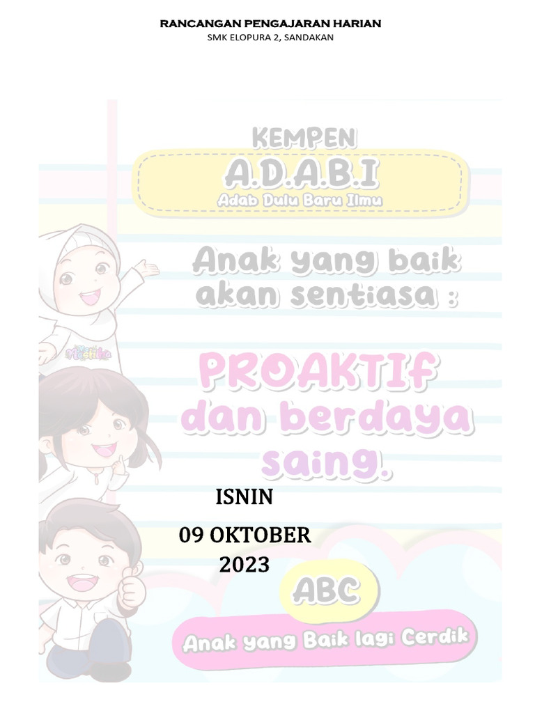 RPH Minggu Ke 27 9-13 Okt | PDF