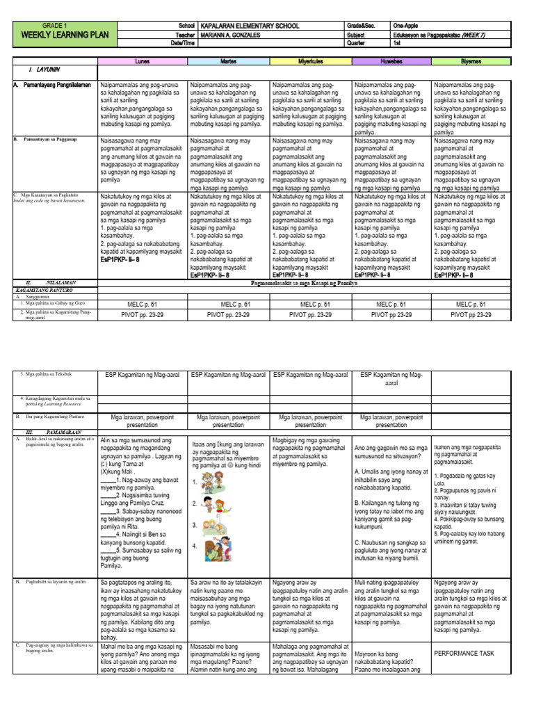 Esp1-Dll-Q1-Week 7 | PDF