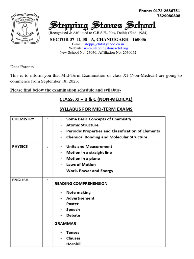 Class - 11 B C-1-1 | PDF