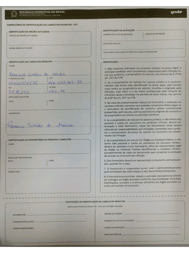 Documento Multa | PDF