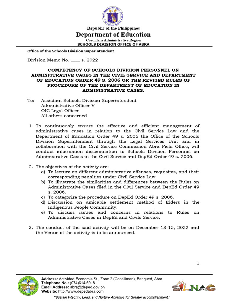 Administrative Cases | PDF | Justice | Crime & Violence