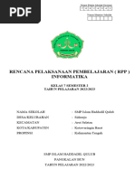 Contoh Cover Modul Ajar | PDF
