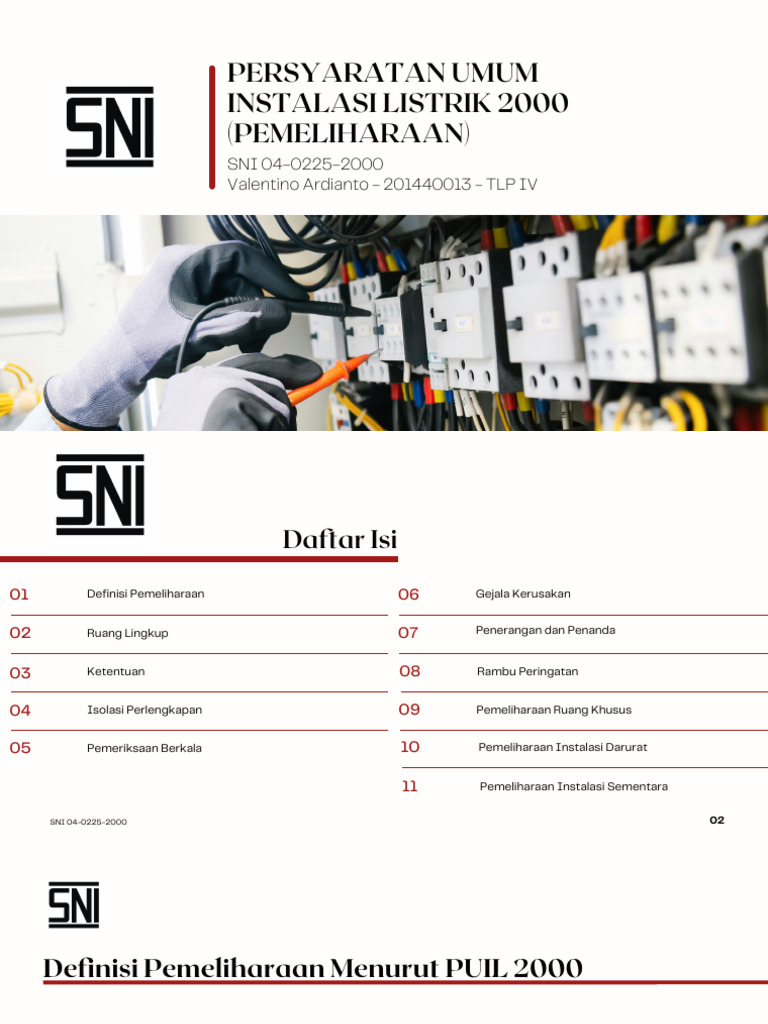 Pemeliharaan Listrik PUIL 2000 - Tugas 3 | PDF