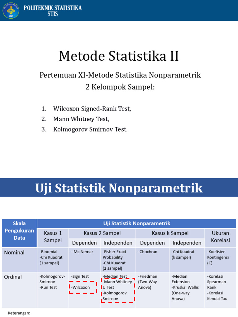 [Rev2]D4 Tim Dosen Metstat 2.11 Metode Statistika II Pertemuan 11 (1) | PDF