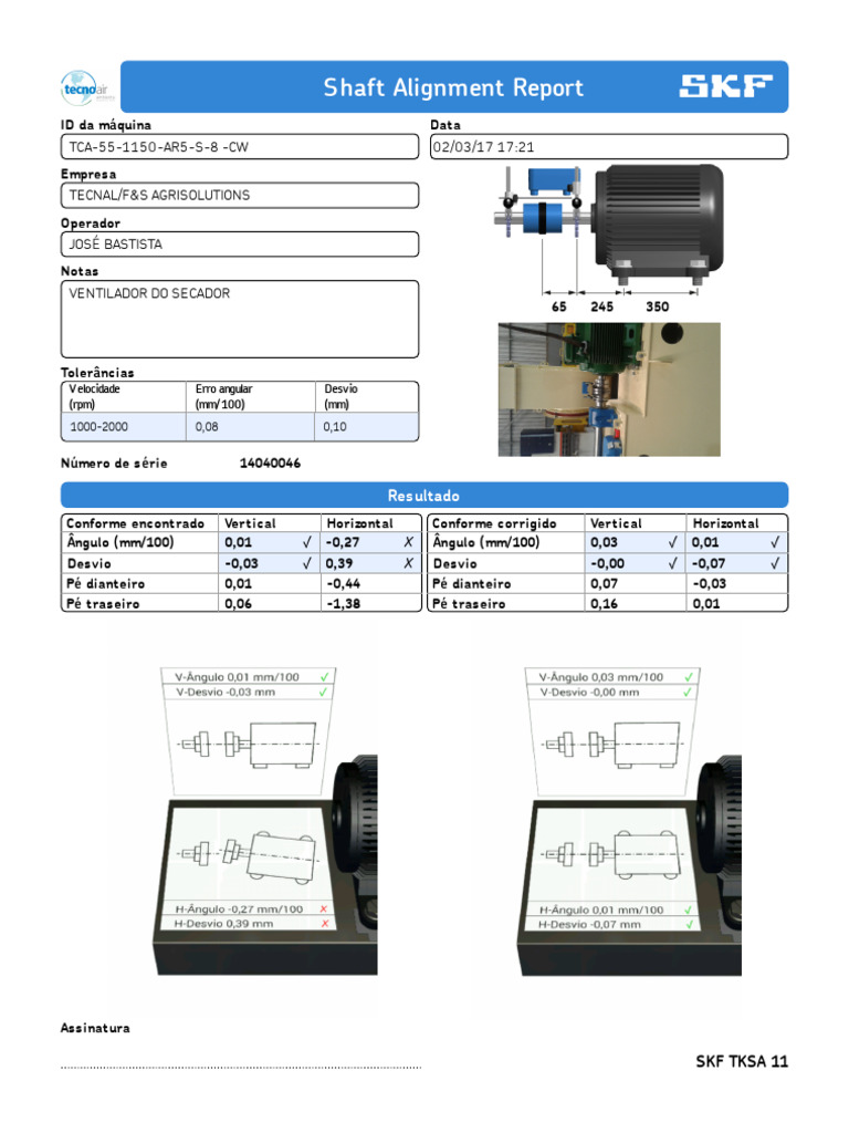 Shaft alignment report 20170302-17.21.358 | PDF