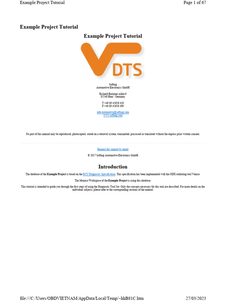 DTS Diagnostic Tool Set Overview | PDF | Computer Network | Computer ...