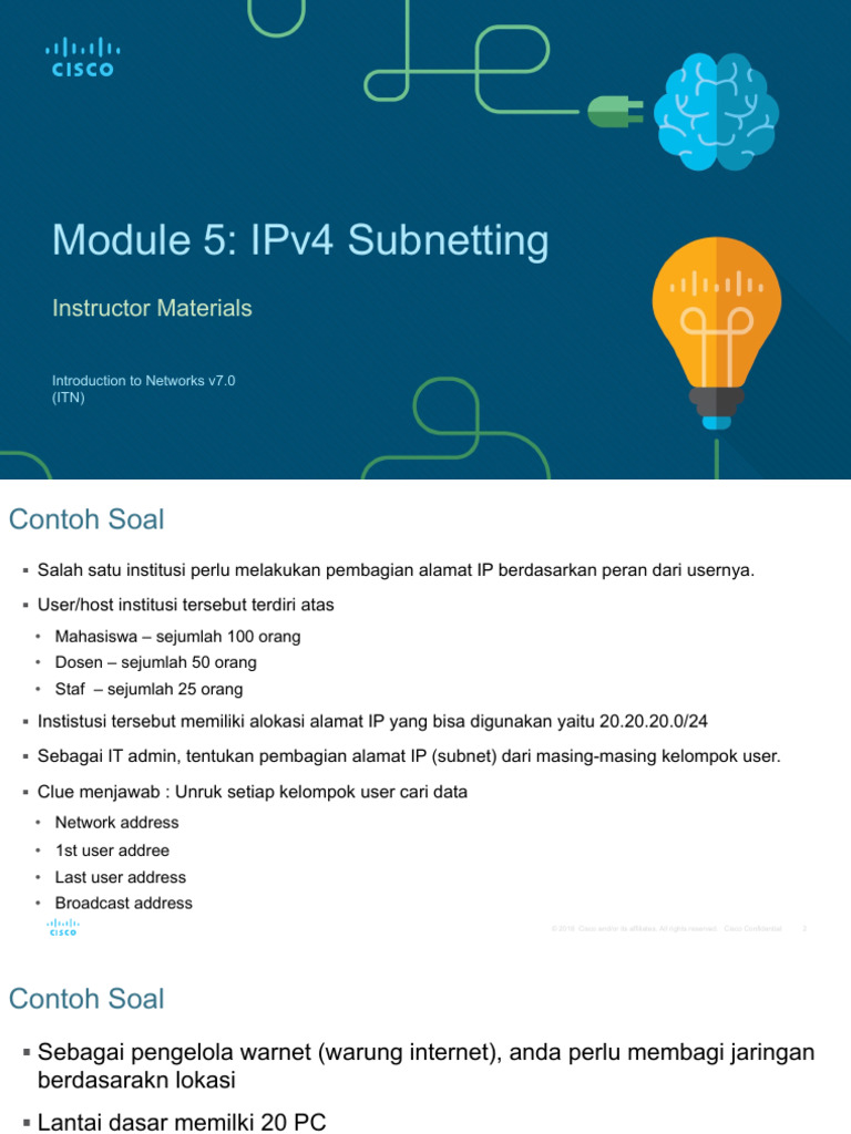 5 - ITN - Module - 5 | PDF | Computer Network | Service Industries