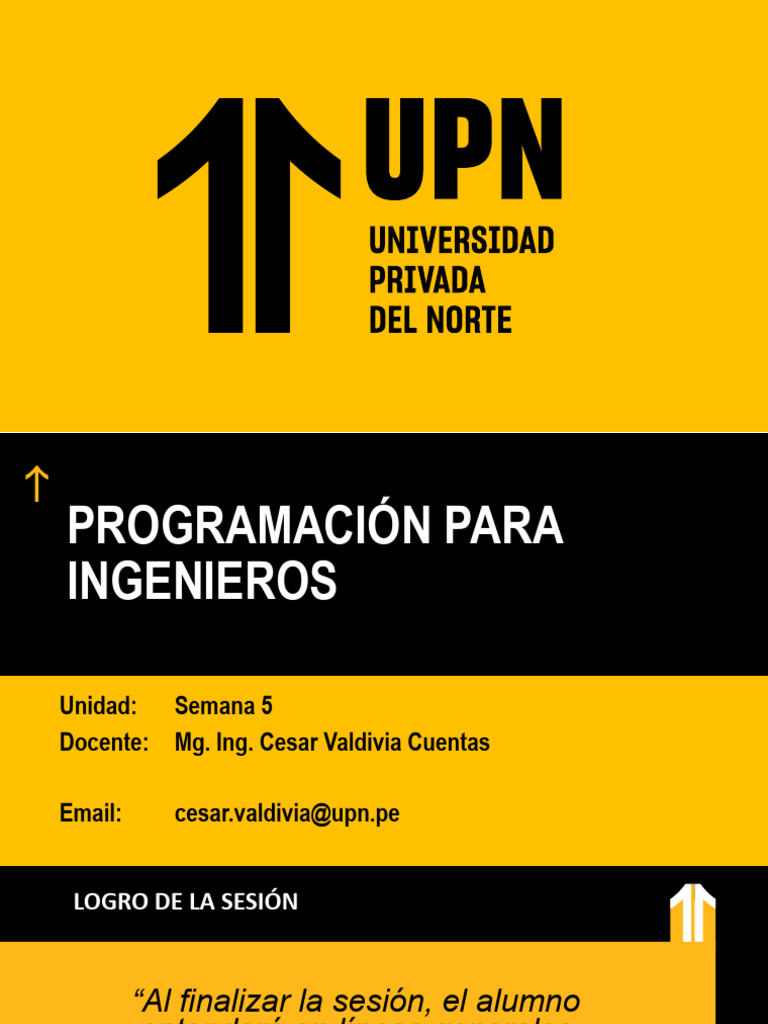 Semana5 - s1 - Programación | PDF