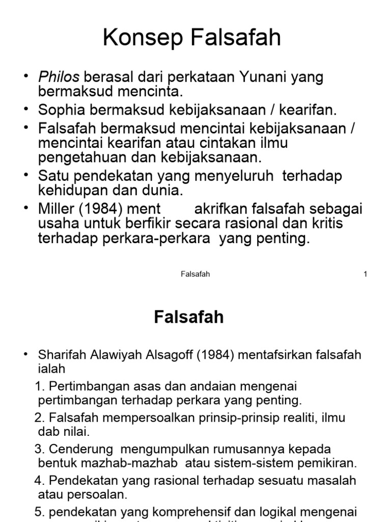 Falsafah Pendidikan | PDF