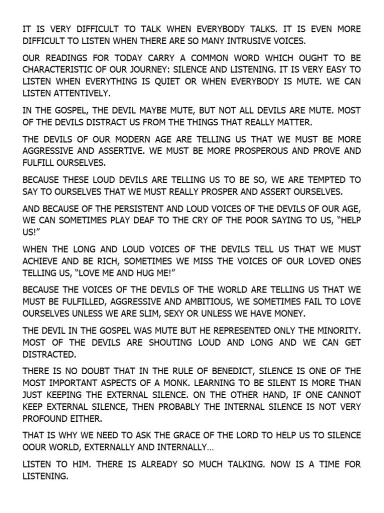Silence - Mute Demon | PDF | Language Arts & Discipline