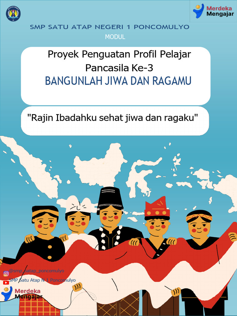 Modul Projek SATAP PONCO - Rajin Ibadahku, Sehat Jiwa Dan Ragaku - Fase ...