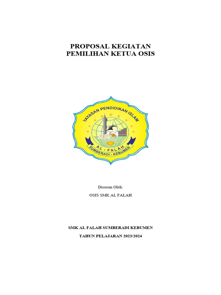 Proposal Pilketos | PDF