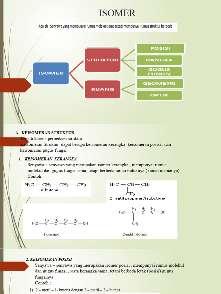 Isomer | PDF | Teknologi & Rekayasa