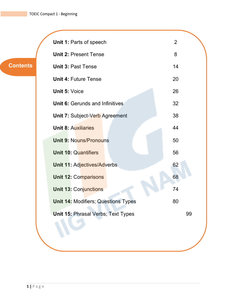 TOEIC Compact 1 - Sách Reading-Trang-2-11 | PDF