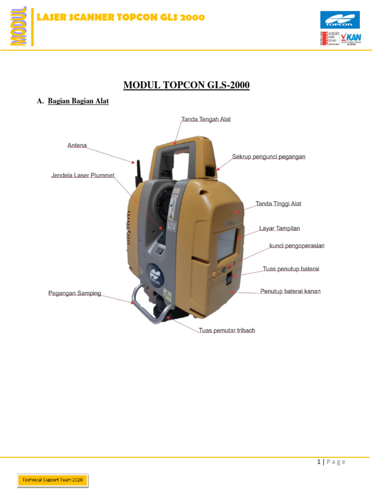 Modul Topcon GLS 2000 | PDF